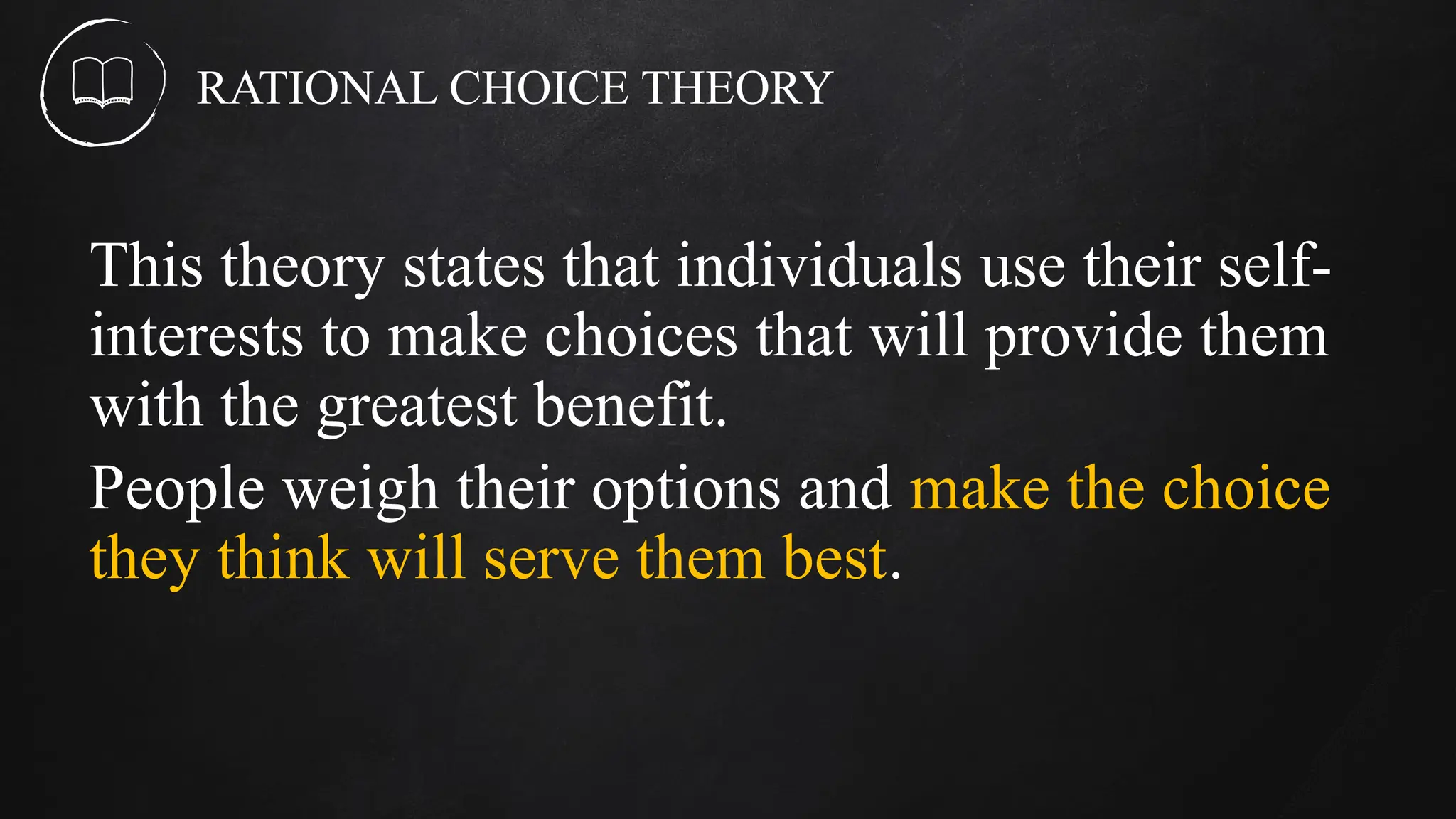 Rational choice theory for grade 11 humss | PDF