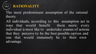 Rational choice theory for grade 11 humss | PDF
