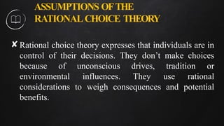Rational choice theory for grade 11 humss | PDF