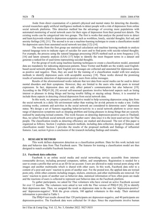 Proactive depression detection from Facebook text and behavior data | PDF