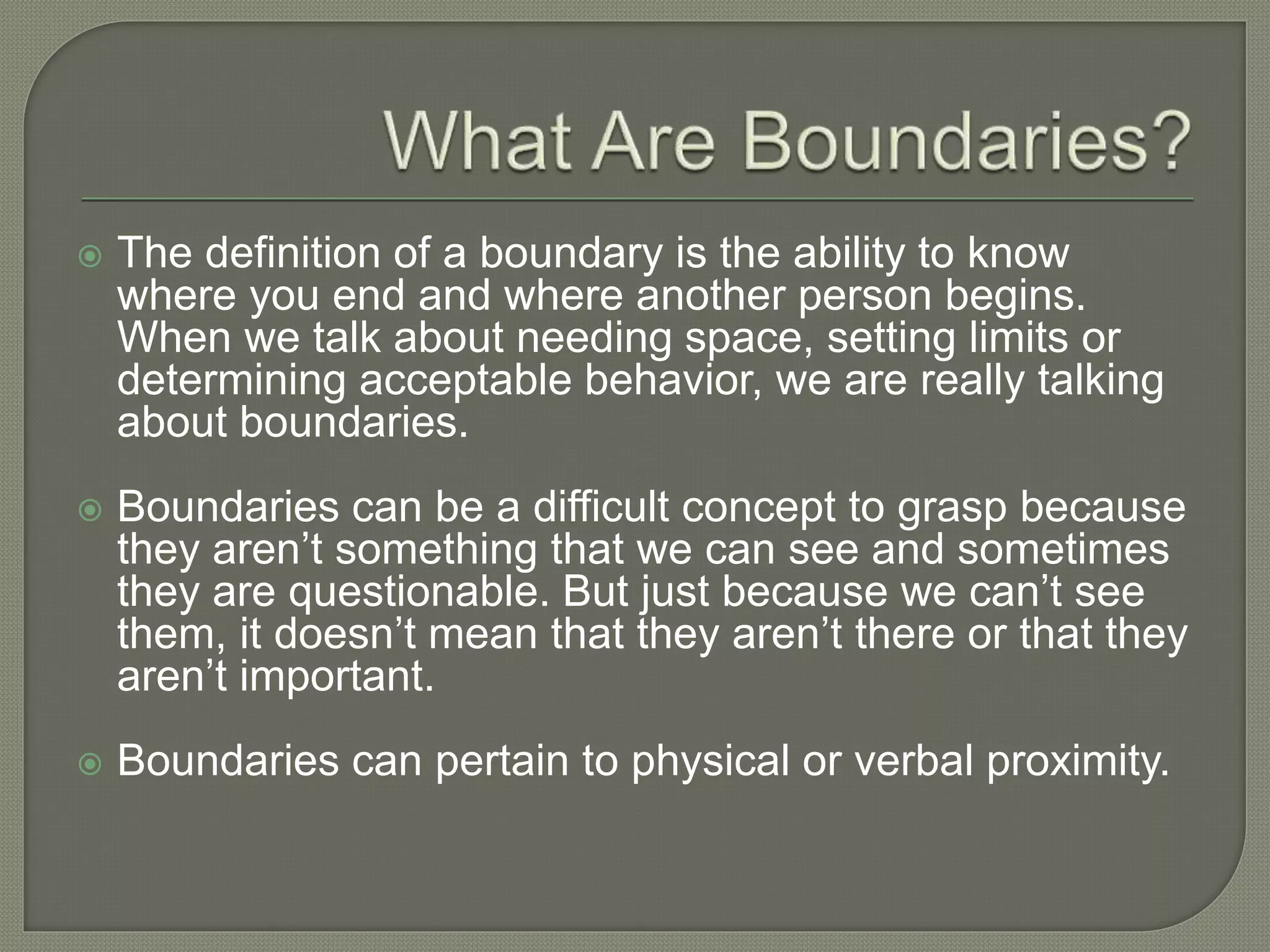 Workplace Boundaries | PPTX