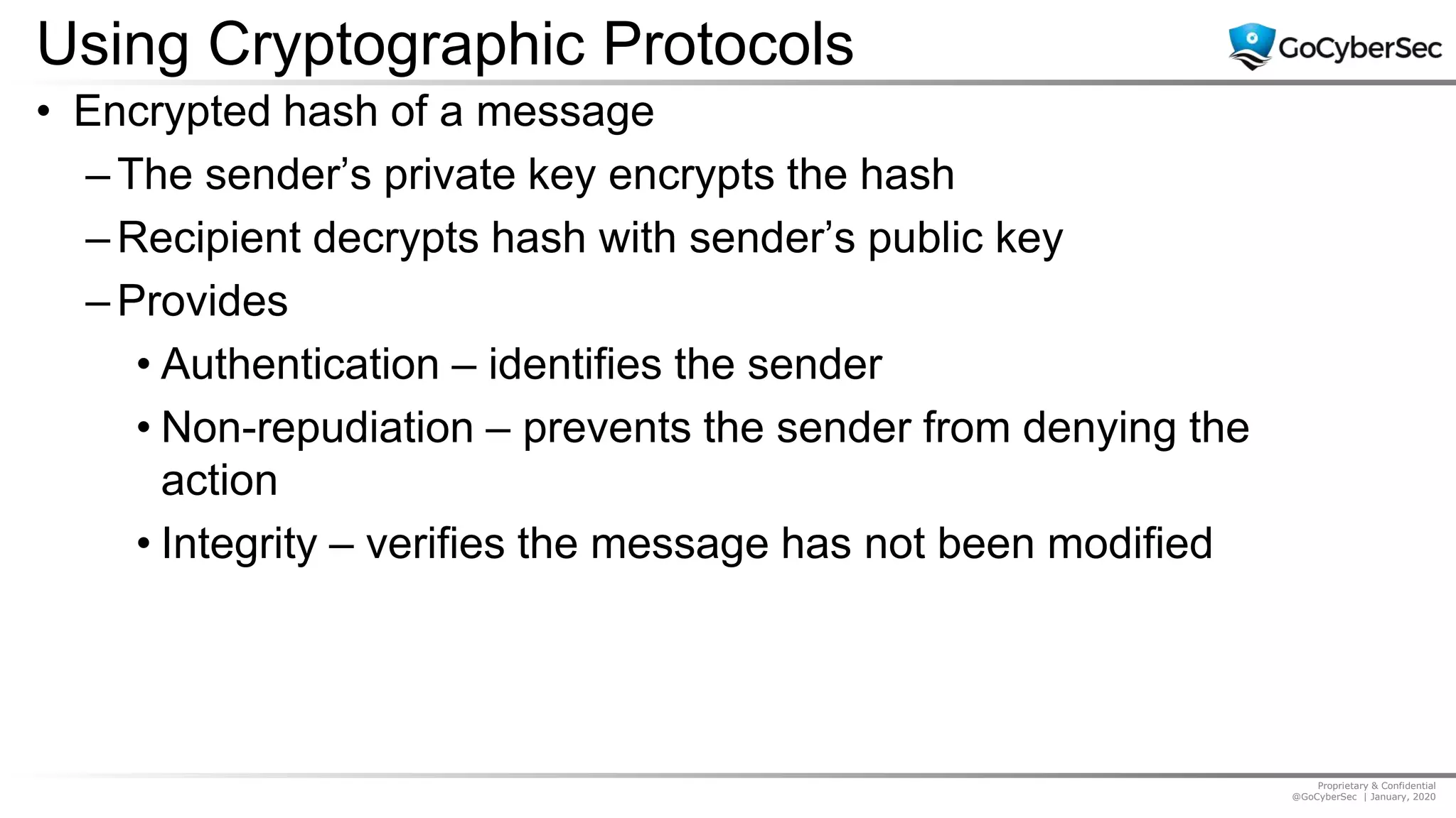 501 ch 10 understanding cryptography and pki | PPTX