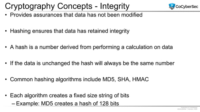 501 ch 10 understanding cryptography and pki | PPTX