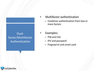 501 ch 2 understanding iam | PPT