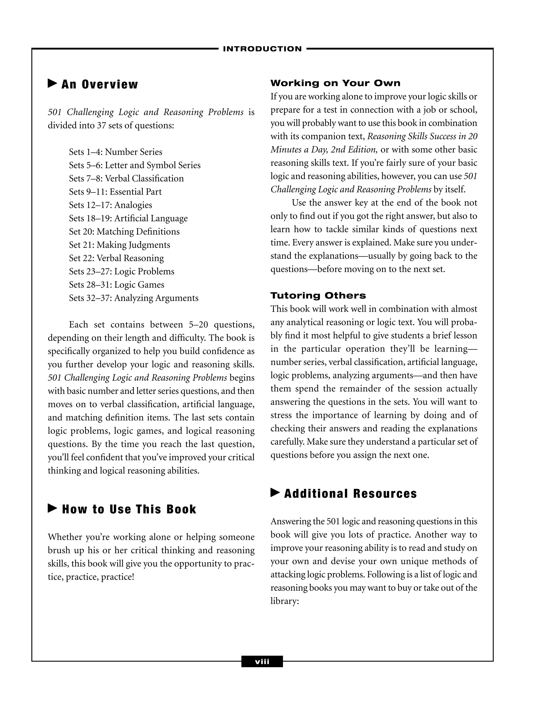 501 challenging logic and reasoning problems | PDF