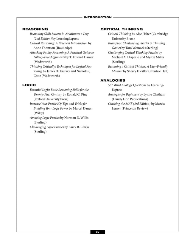 501 challenging logic and reasoning problems | PDF