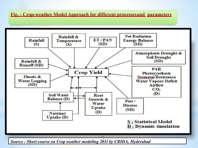 Crop Modeling - Types of crop growth models in agriculture | PPTX | Agriculture | Industries