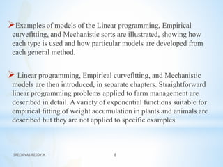 Crop Modeling - Types of crop growth models in agriculture | PPTX