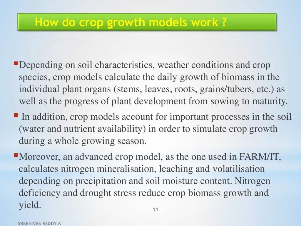 Crop Modeling Types Of Crop Growth Models In Agriculture