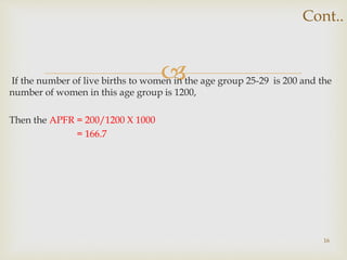 Basic outline of Theoretical perspectives: Fertility, Mortality, Migration | PPTX