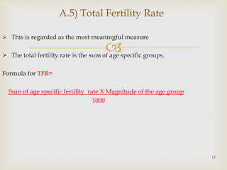 Basic outline of Theoretical perspectives: Fertility, Mortality ...