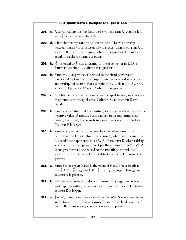 501 quantitative comparison_questions