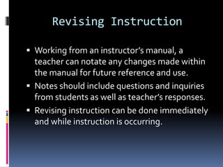 Revising Instructional Materials | PPTX