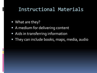 Revising Instructional Materials | PPTX
