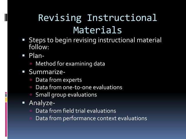 Revising Instructional Materials | PPTX