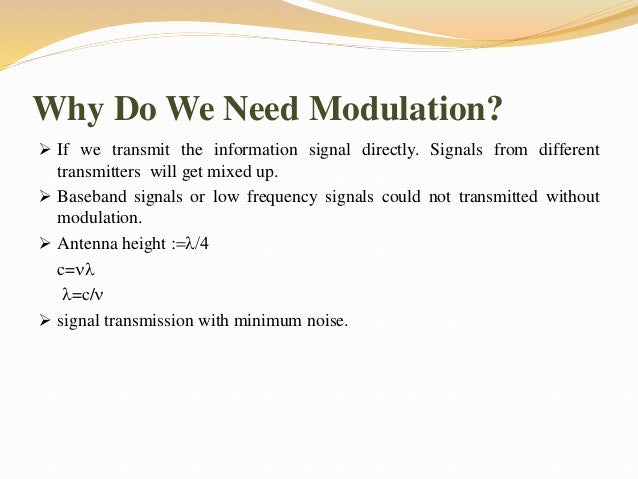 Amplitude Modulation And Demodulation Technique