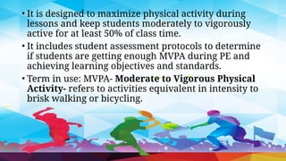 Achieving quality physical education - a good curriculum | PPT