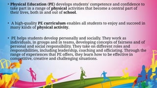 Achieving quality physical education - a good curriculum | PPTX