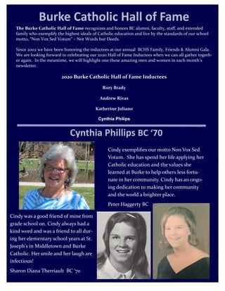 BC Alumni Newsletter March 2021 Edition | PDF
