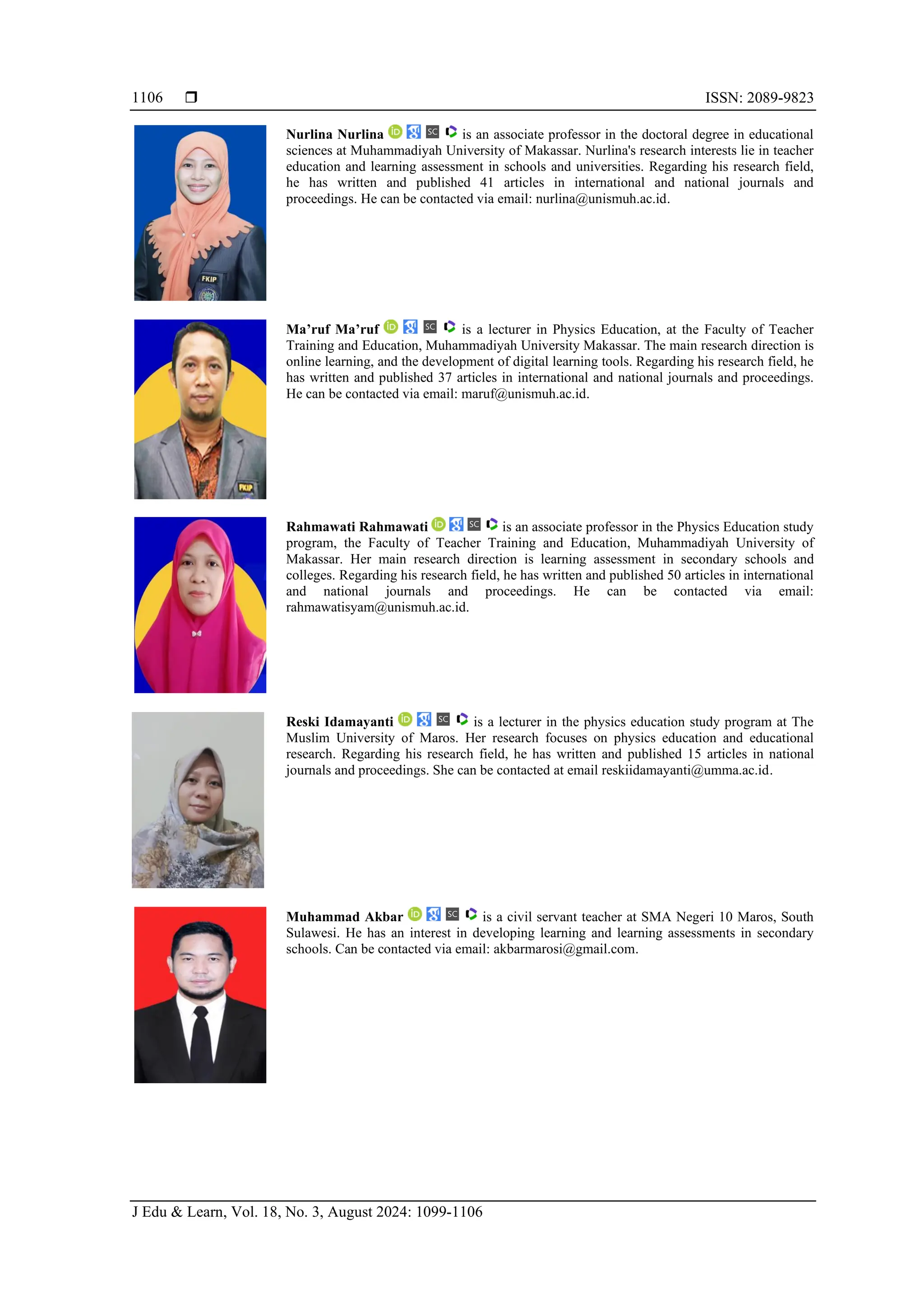 Challenges in secondary school education: profile of physics students ...