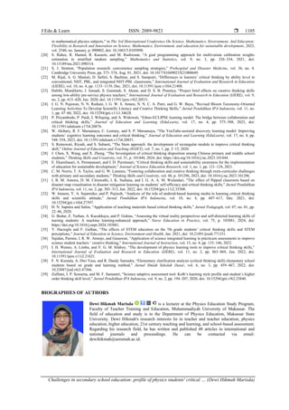 Challenges in secondary school education: profile of physics students ...