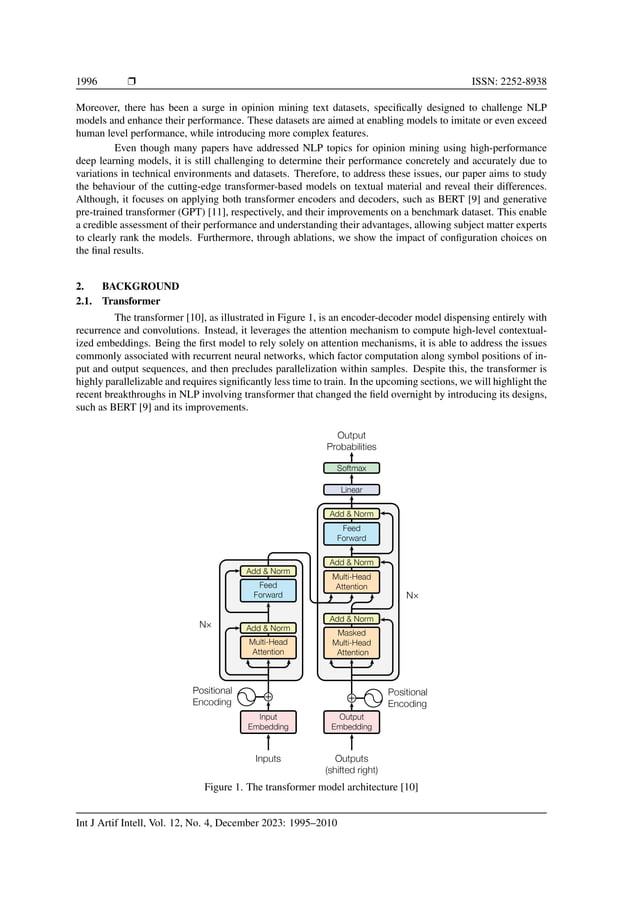 Analysis of the evolution of advanced transformer-based language models: Experiments on opinion ...