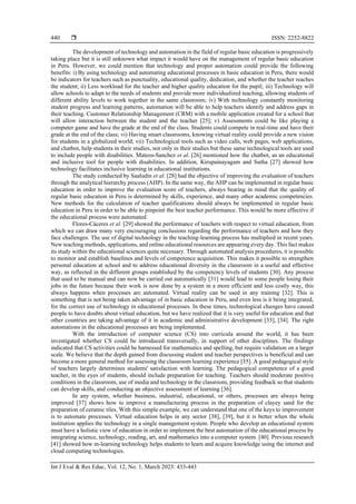 Technology in the educational processes of basic education in Peru | PDF