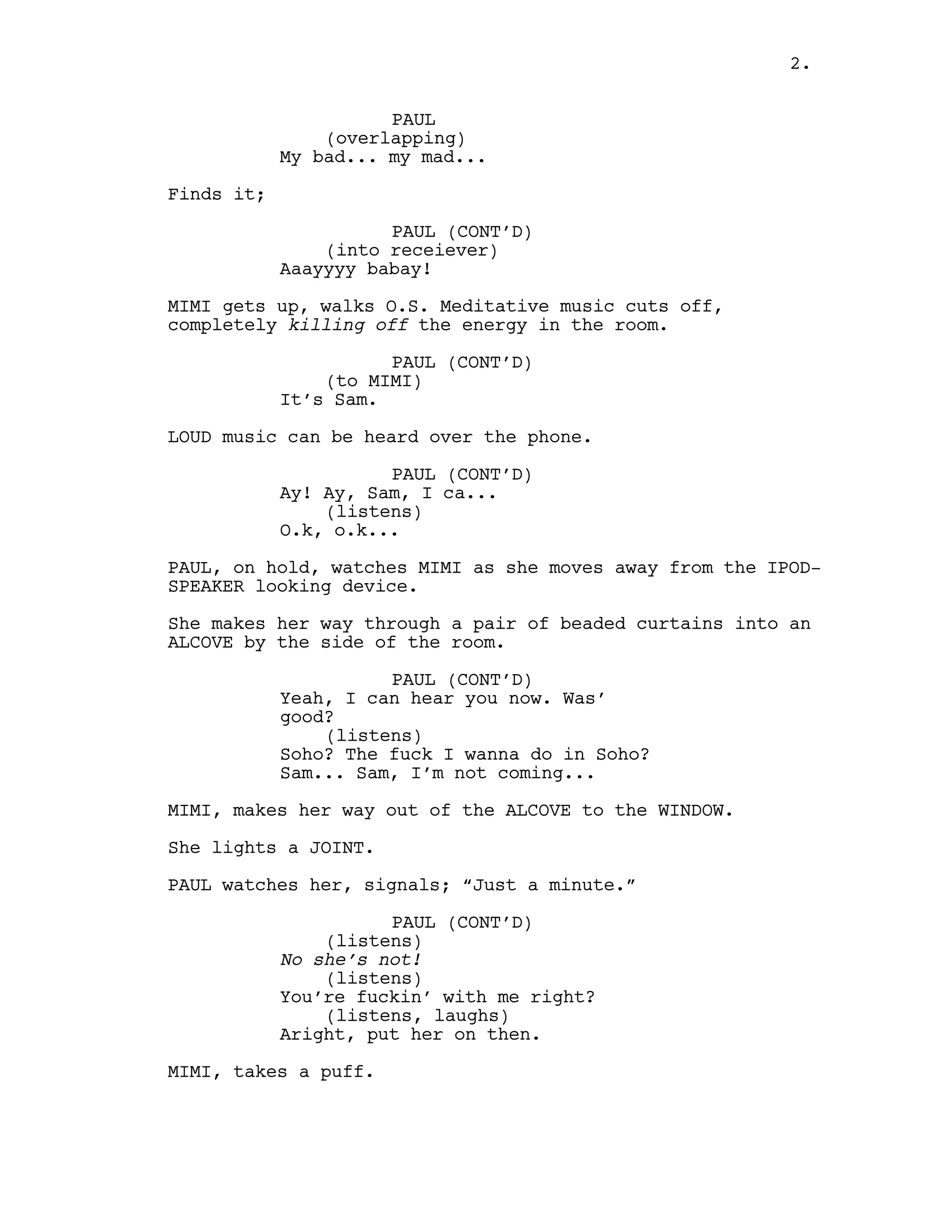 Final shooting script | PDF