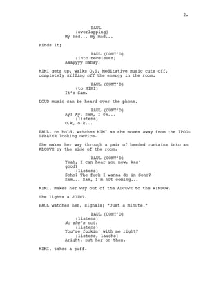 Final shooting script | PDF
