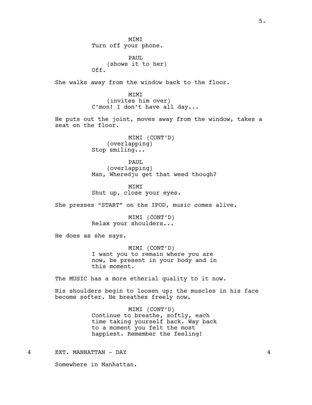 Final shooting script | PDF