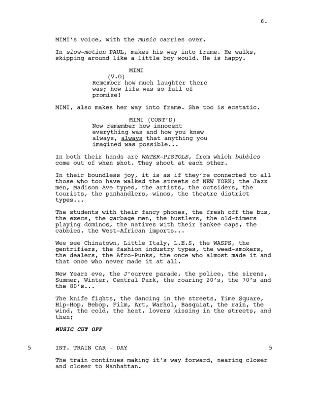 Final shooting script | PDF