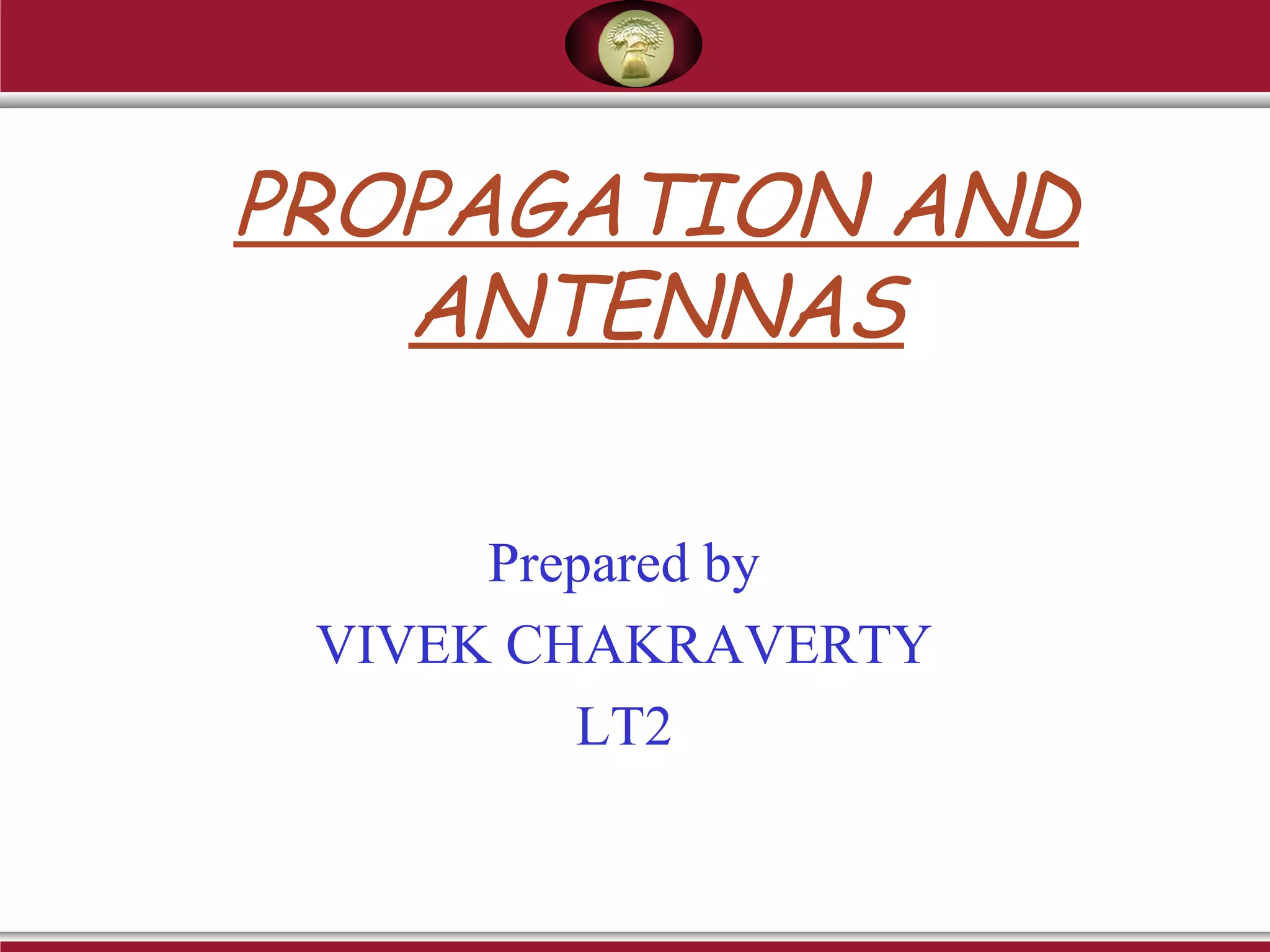 propagation-and-antenna | PPT