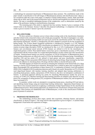 Classification of Bharatanatyam postures using tailored features and artificial neural network | PDF