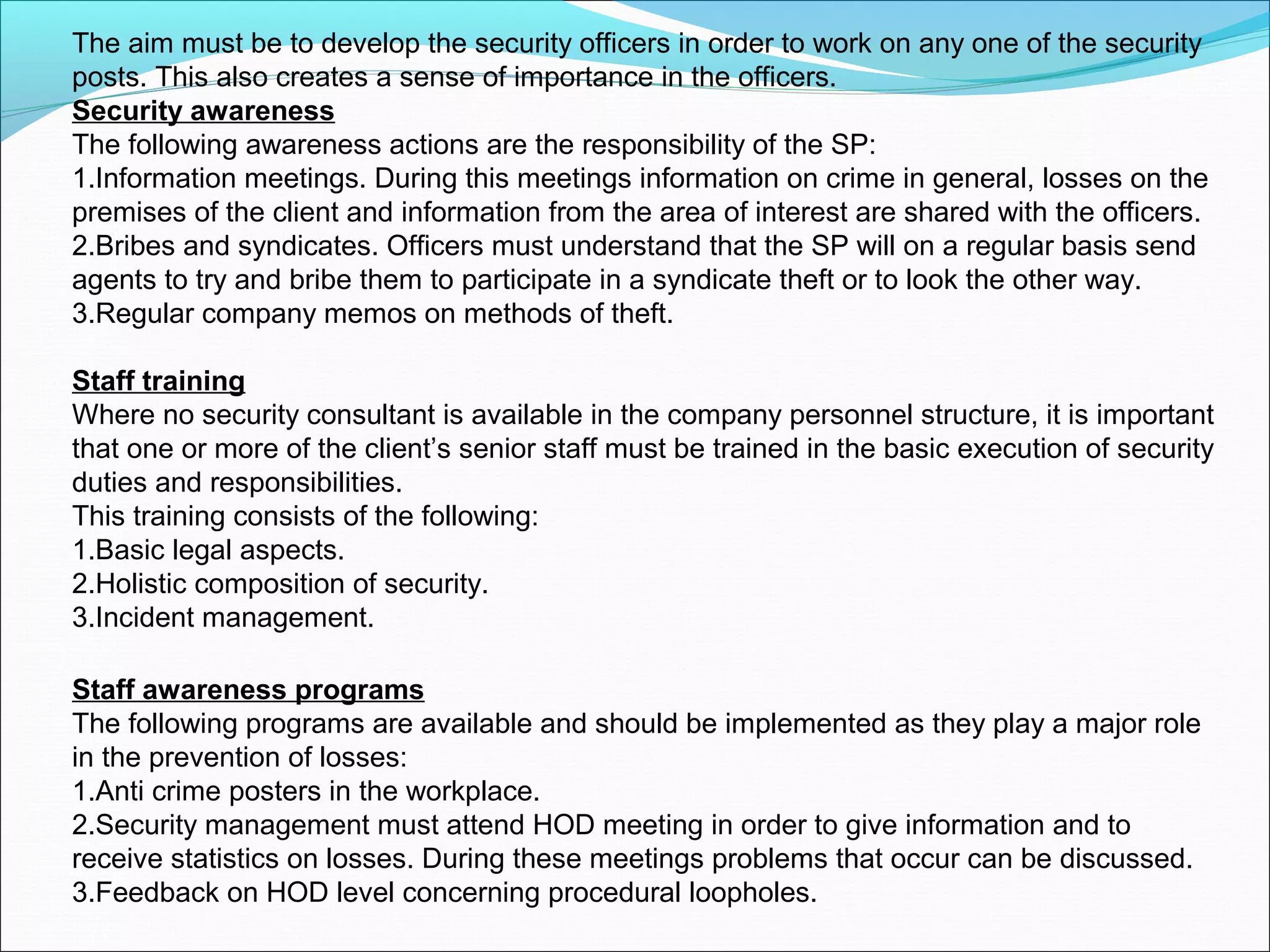 Security Presentation | PPT