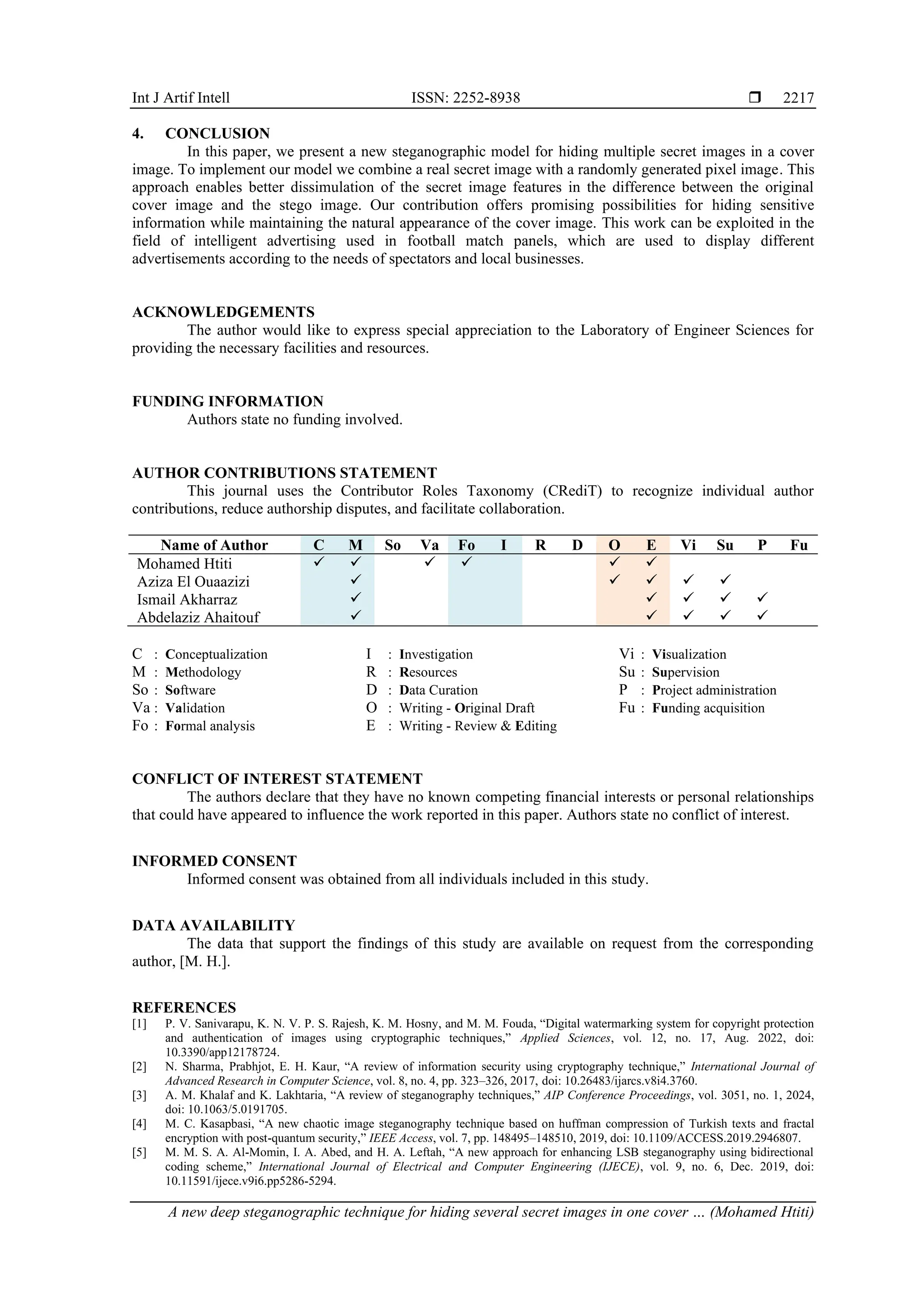 A new deep steganographic technique for hiding several secret images in one cover | PDF