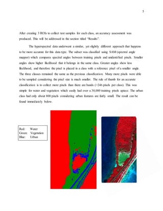 Advanced Remote Sensing Project Report | DOCX