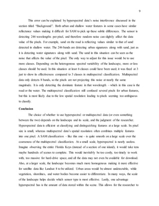 Advanced Remote Sensing Project Report | PDF