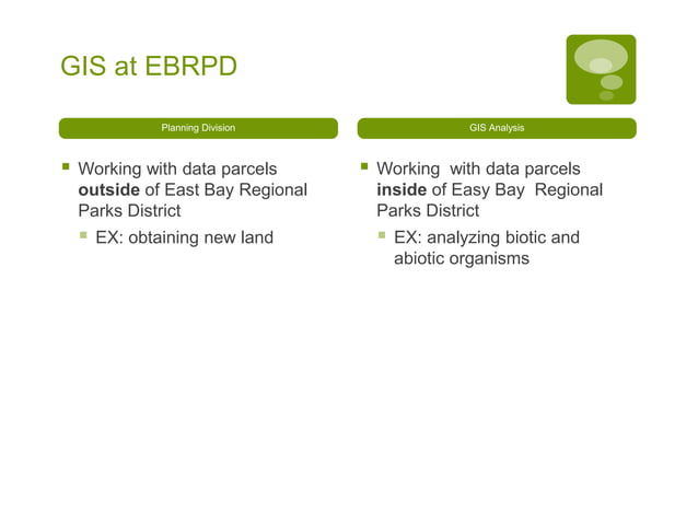 GIS Presentation | PPT