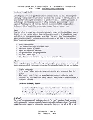 502 d grawitch cuddeback handout | PDF | Hobbies & Interests