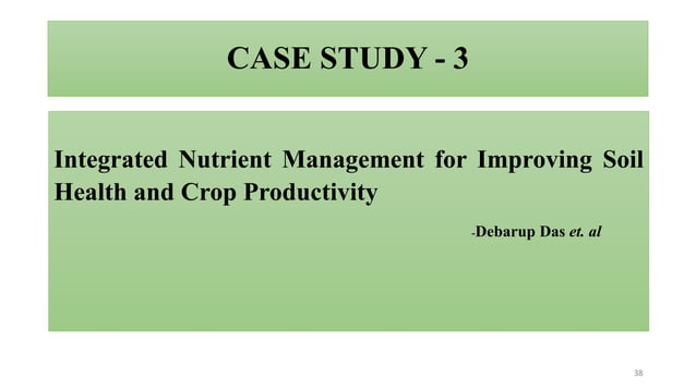 Integrated Nutrient Management in soils. | PPTX | Agriculture | Industries
