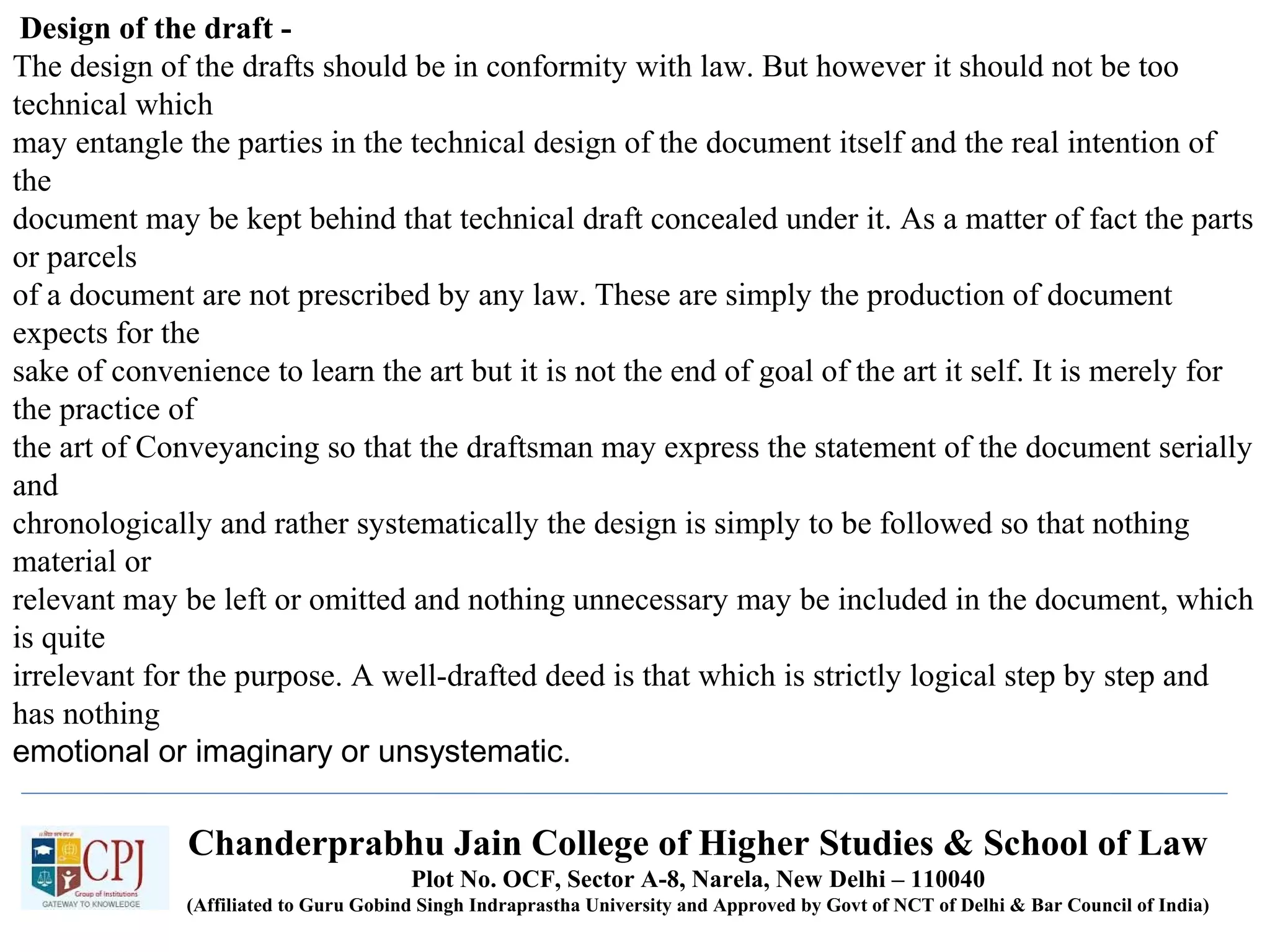 Drafting LAW | PPT