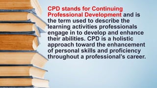 503-PPT CPD- 503.pptx | Professional School | Postgraduate Education