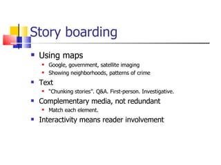 5030 Digital Story Telling Media Types Story Boarding February 28 08 | PPT