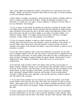 Interrogatories Sample | DOCX