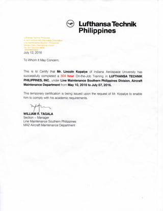 OJT Certificate | PDF