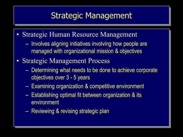 503556154-Jeffrey-a-Mello-4e-Chapter-3-Strategic-Management.ppt | Human Resources | Business