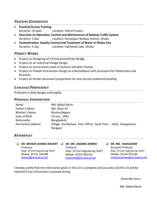 Linkedin CV | PDF