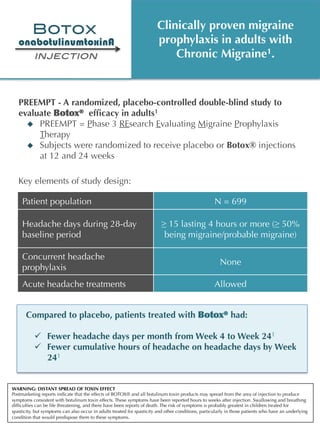 BOTOX-Migraine_DetailAid_withDisclaimer | PDF | Brain and Nervous ...