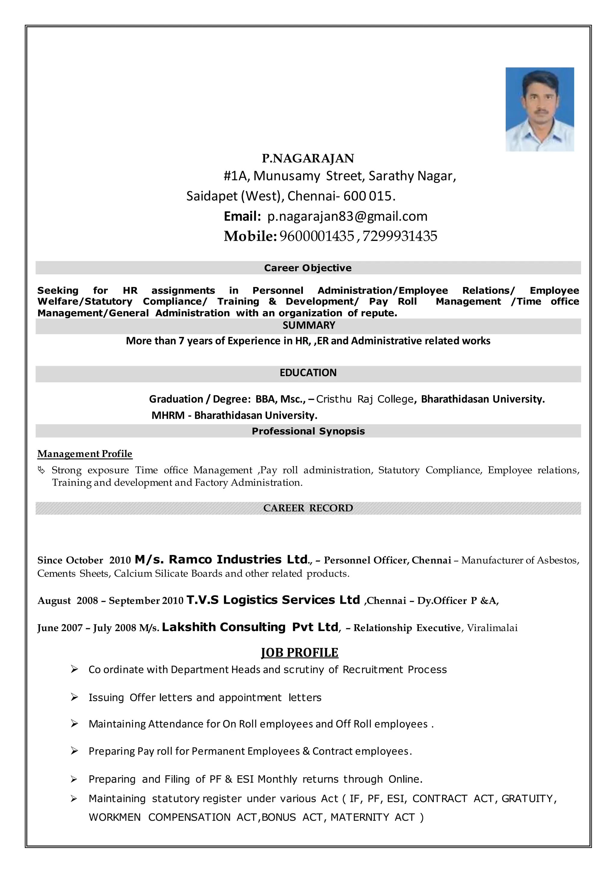 Resume Naga | DOCX