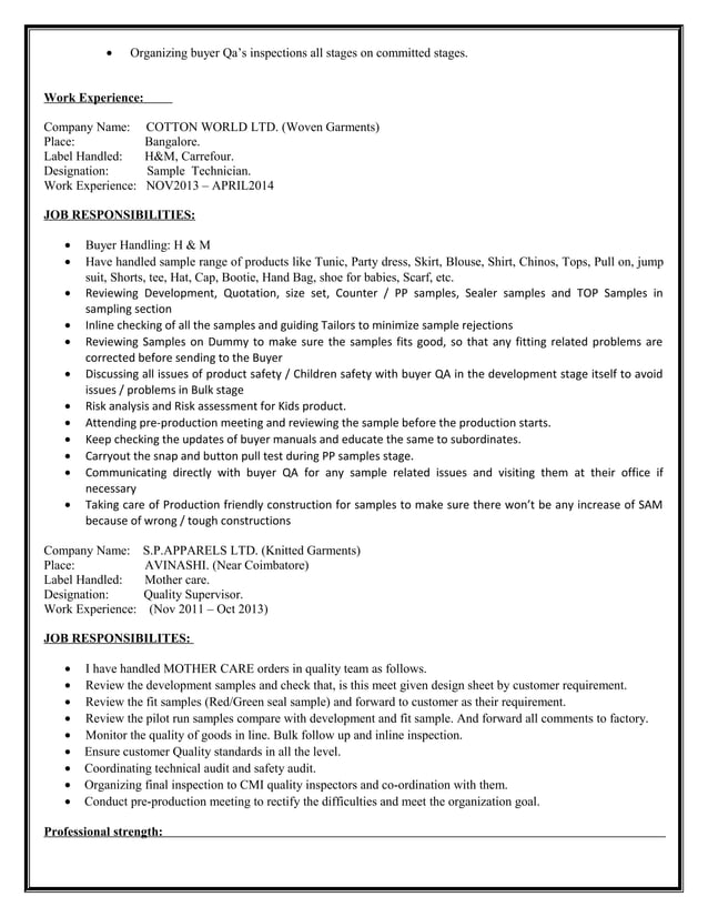 SRI RESUME | DOC